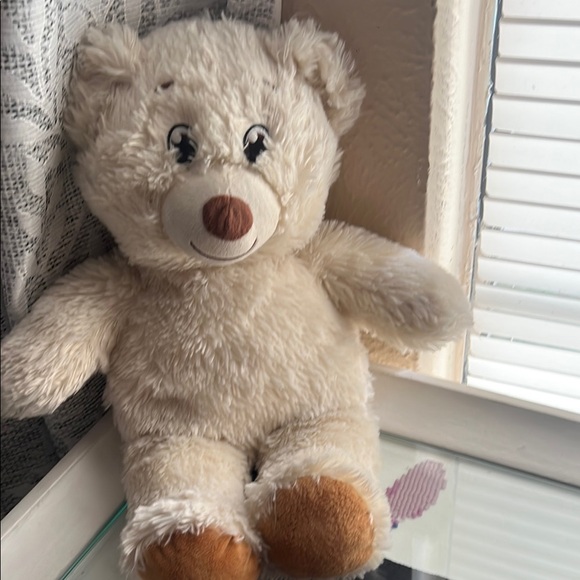 Build-A-Bear | Toys | Plush Cream Teddy Bear Toy | Poshmark